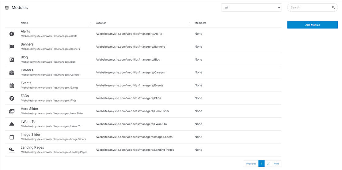 Modules - Generate, publish, and share documentation